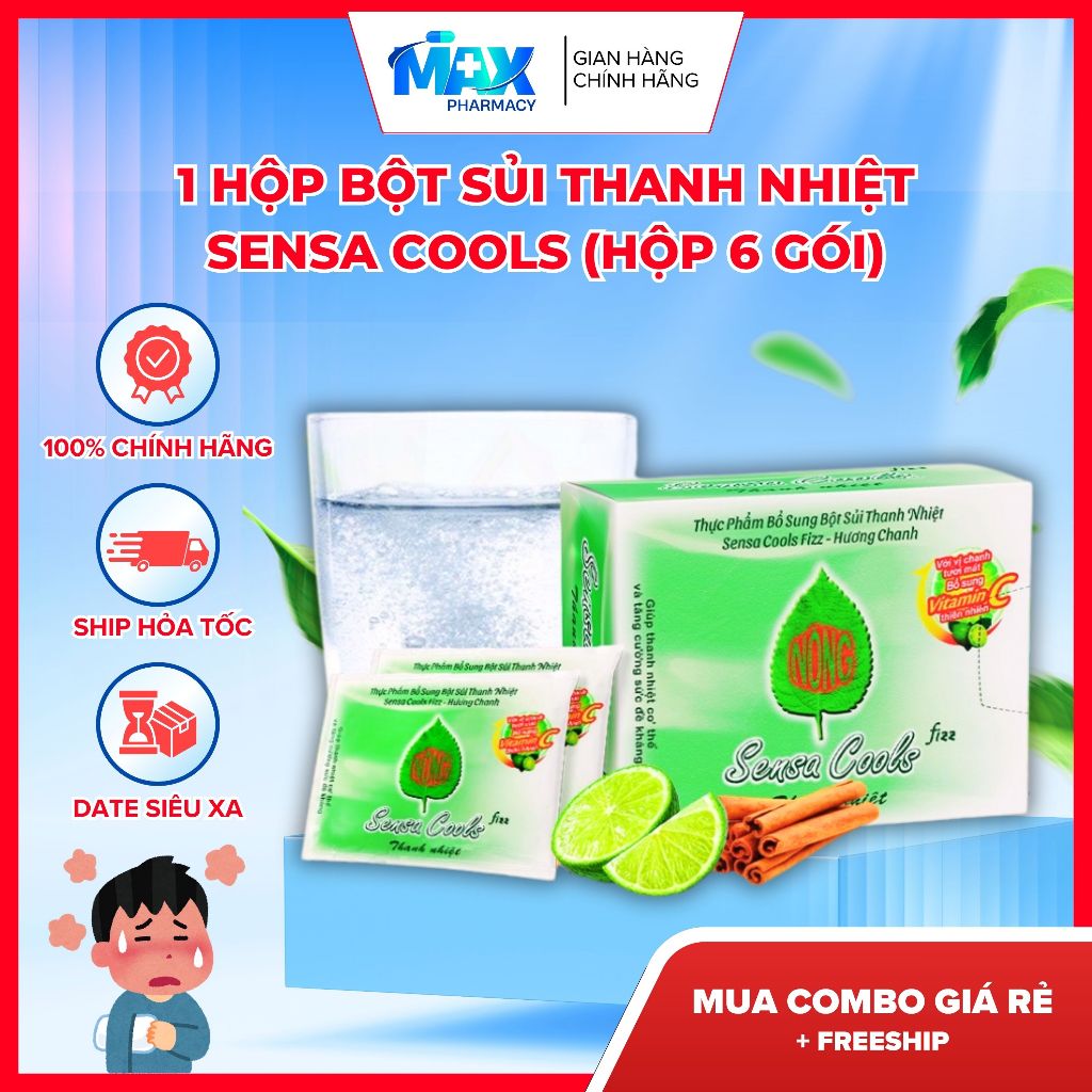 Sensa Cools - Bột Sủi Thanh Nhiệt Giá Tốt, Chính Hãng, Chất Lượng ...
