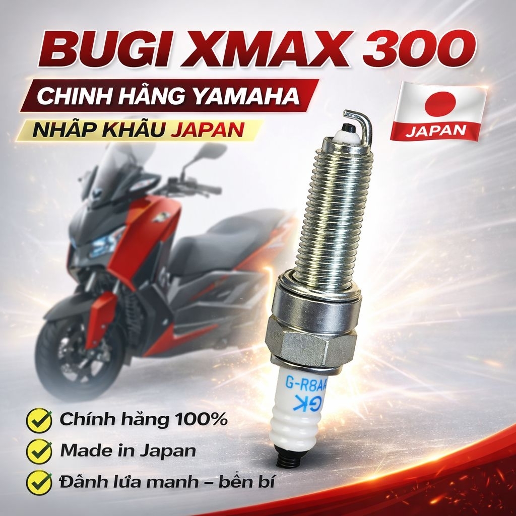 [chính hãng yamaha japan] Bugi xe Xmax 300 | Shopee Việt Nam