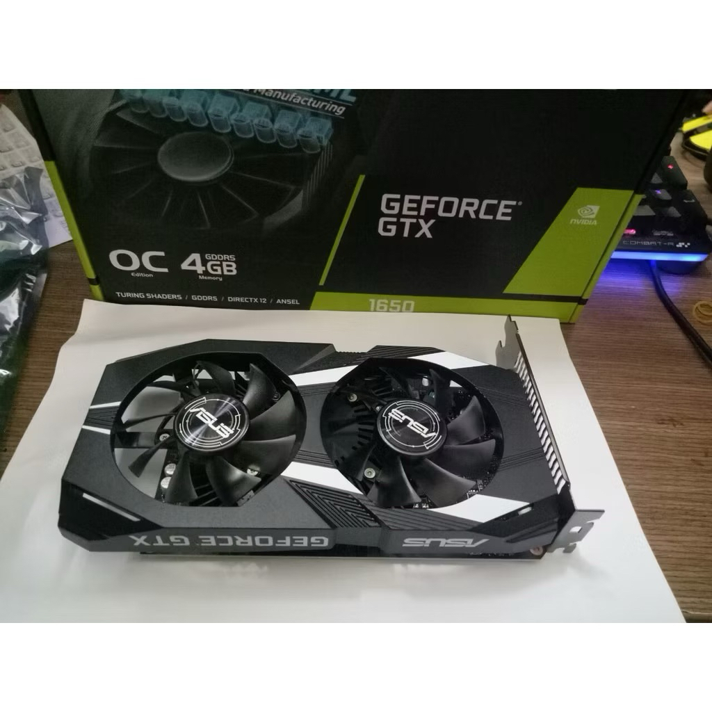 VGA Asus DUAL-GTX1650-O4G (NVIDIA Geforce/ 4Gb/ DDR5/ 128 Bits), hàng ...