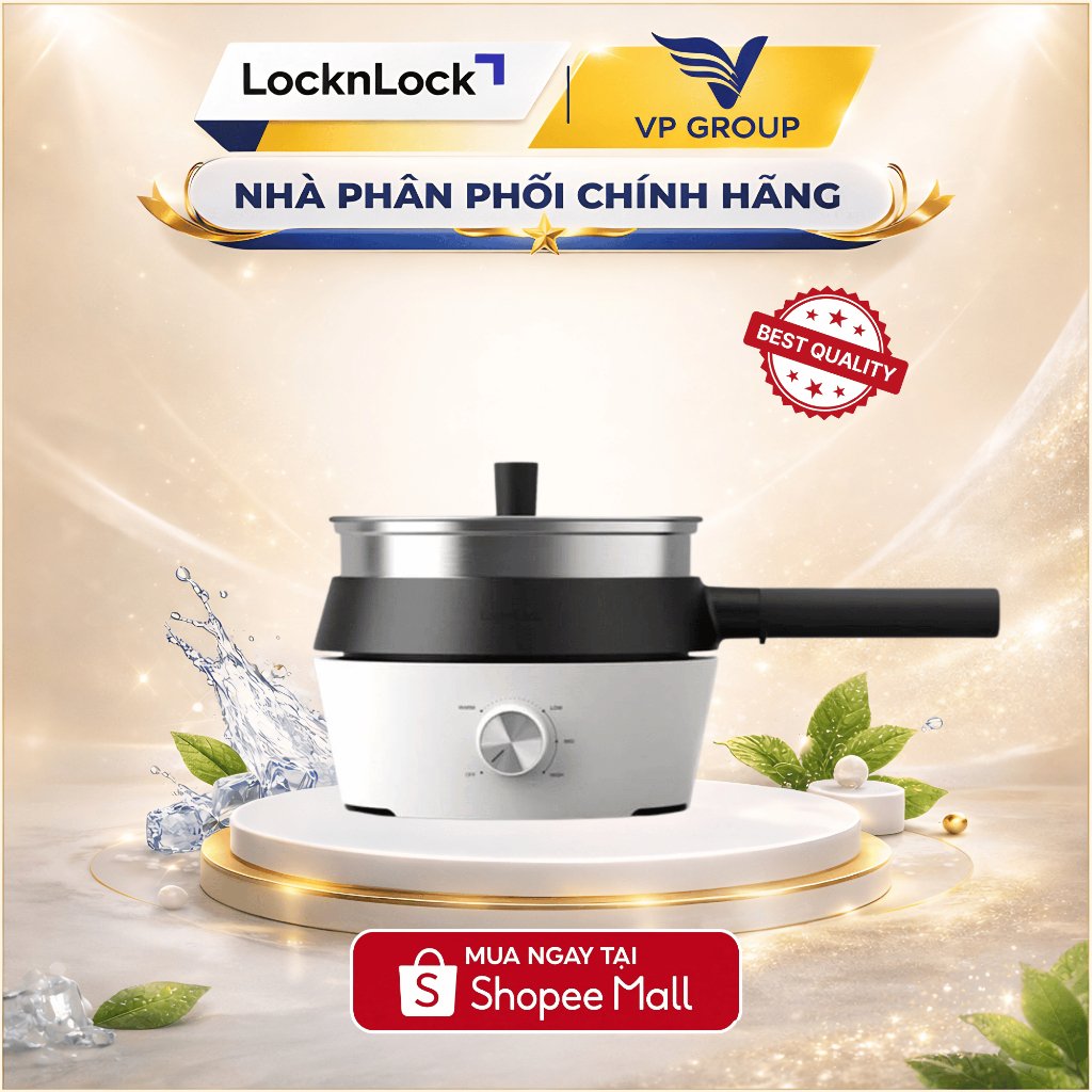 Nồi Điện Đa Năng 4in1 LocknLock chính hãng, Dung Tích 2L, 4 chế độ ...