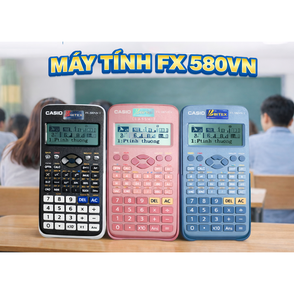 Casio fx 580 - Giá Tốt, Miễn Phí Vận Chuyển, Đủ Loại | Shopee Việt Nam