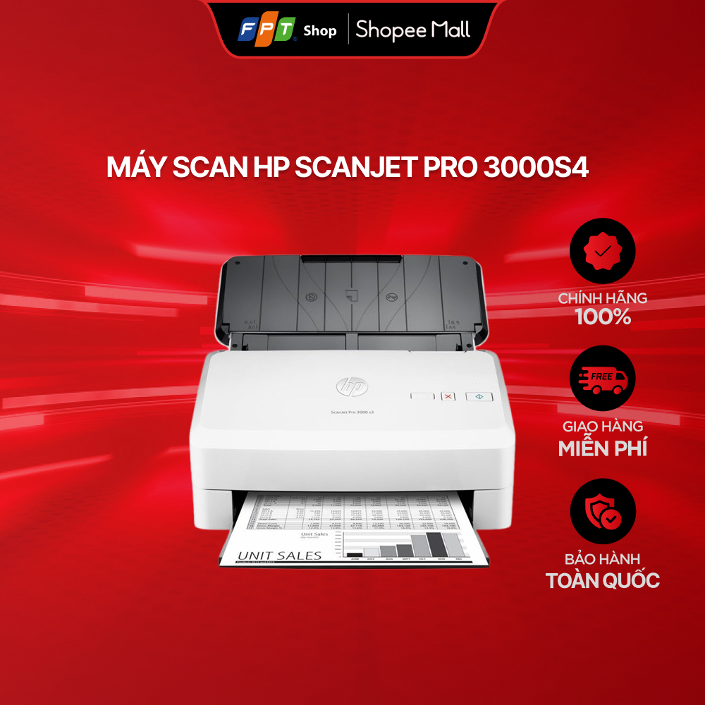 [Chỉ GH tận nơi] Máy scan HP Scanjet Pro 3000s4 | Shopee Việt Nam
