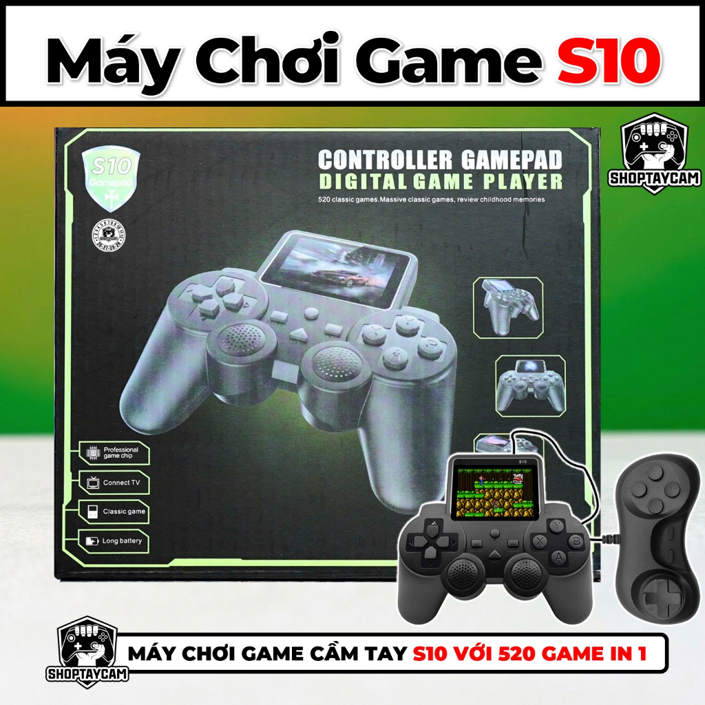 Máy Chơi Game S10 - Máy Chơi Game Cầm Tay S10 Với 520 Trò Chơi Tuổi Thơ ...