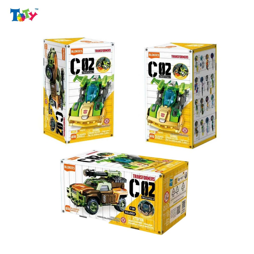 (Chính Hãng Blokees) Mô Hình Hộp Mù Blokees Wheels Transformers CO02 ...
