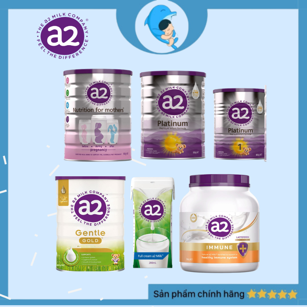 Sữa công thức A2 Platinum Premium/ A2 Immune Lactoferrin đủ số 1, 2, 3 ...