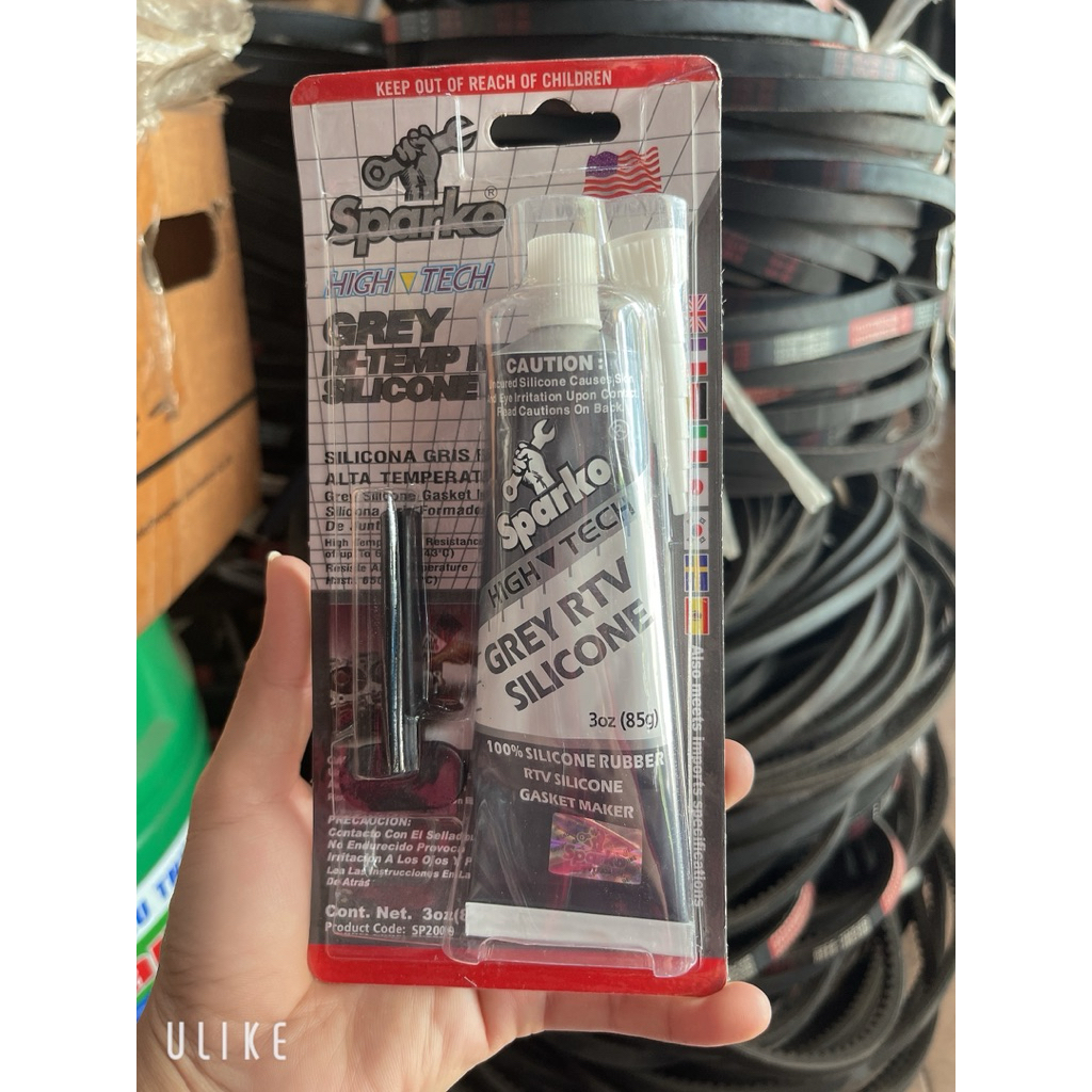 KEO TẠO RON CHIỆU NHIỆT ĐỘ CAO; Sparko ;HIGH ,TECH ,GREY RTV SILICONE ...