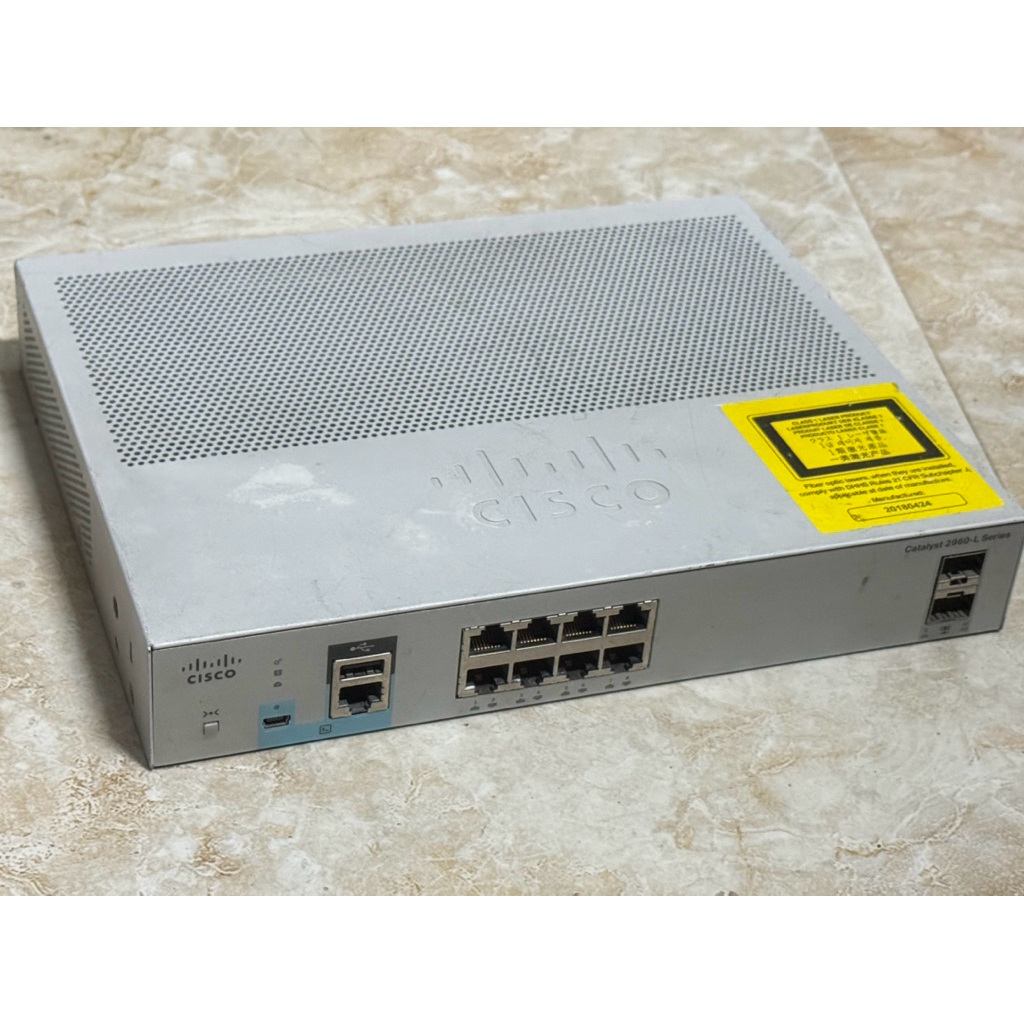 (Hàng cũ) Switch Cisco WS-C2960L-8TS-LL Catalyst 2960L 8 port GigE, 2 x ...