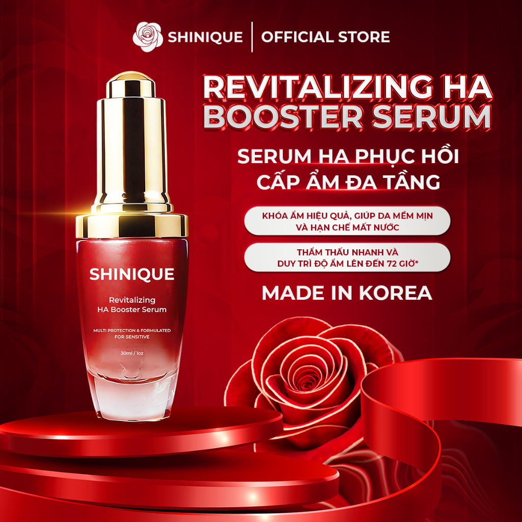 SHINIQUE Revitalizing HA Booster Serum 30ml - Serum với 8 Loại HA Đa ...