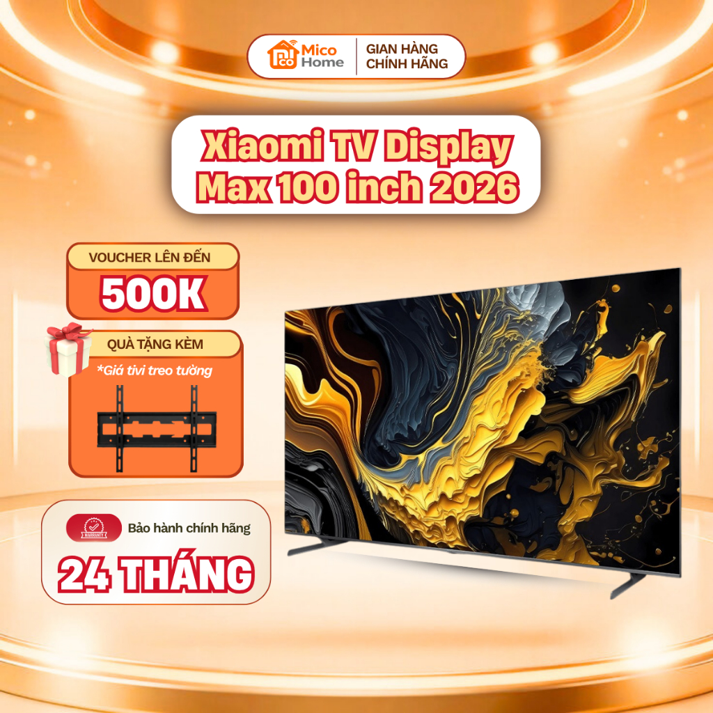Tivi Xiaomi Smart Display Max 100 Inch 2025 - 4K, 144Hz, có tiếng Việt ...