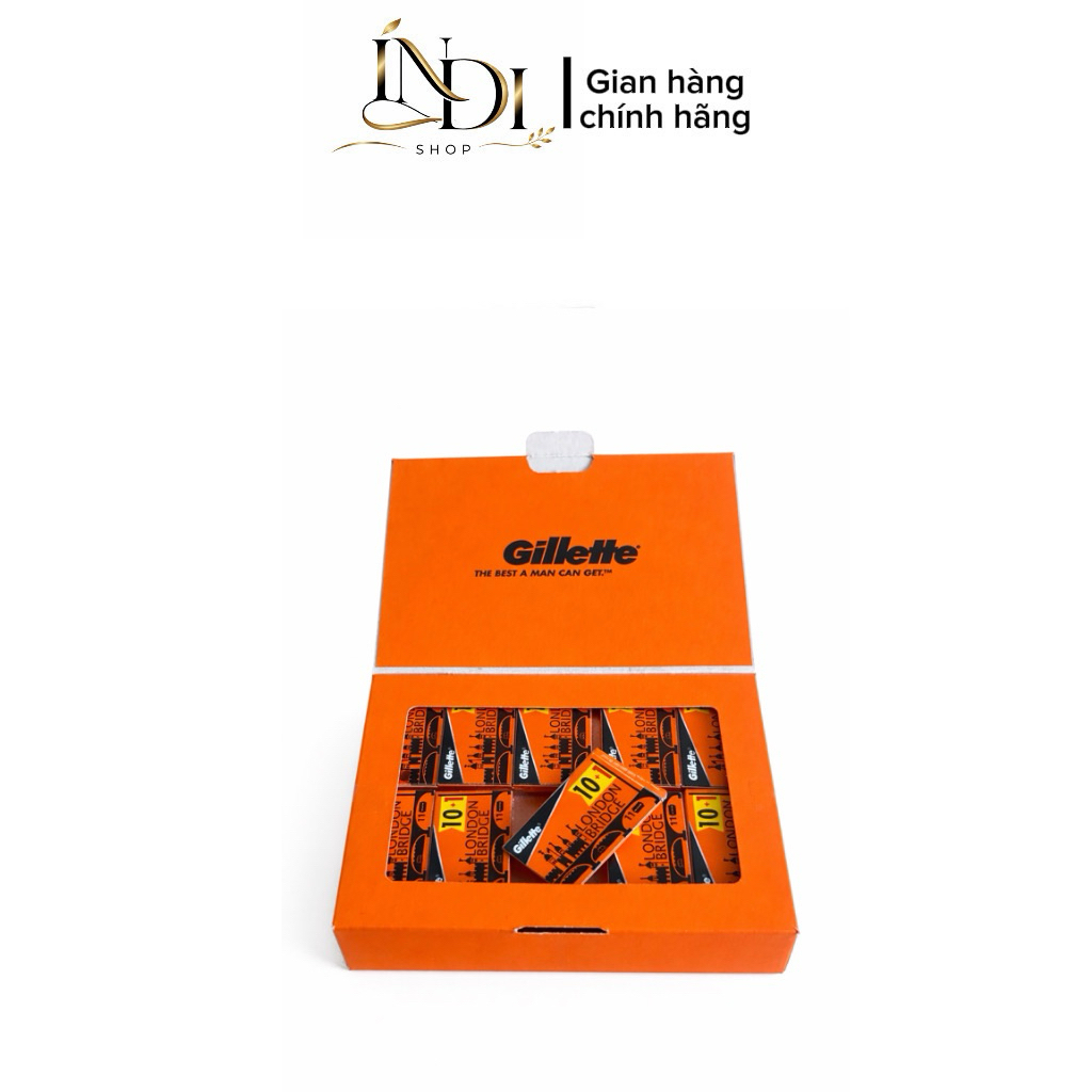 Lưỡi lam GILLETTE London (hộp 110 cái lưỡi) | Shopee Việt Nam