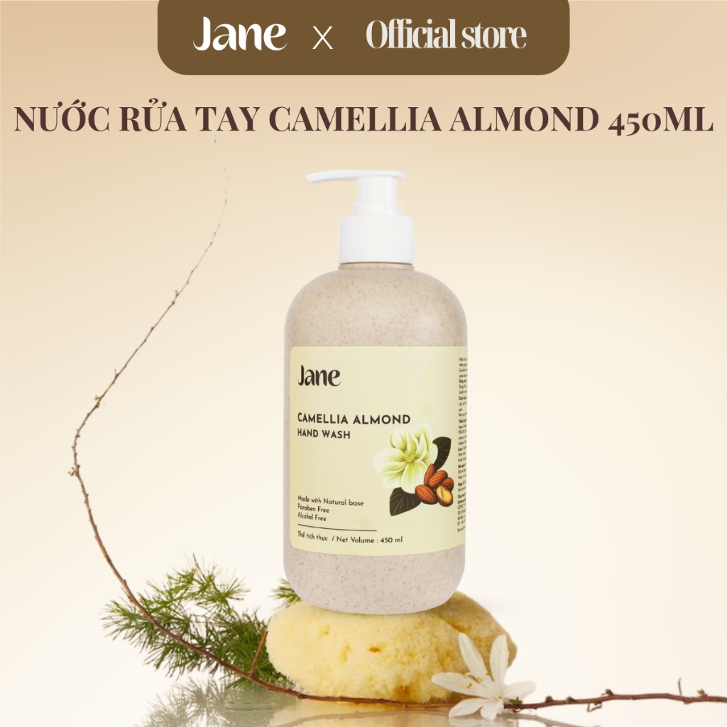 Nước rửa tay Jane Camellia Almond 450ml | Shopee Việt Nam