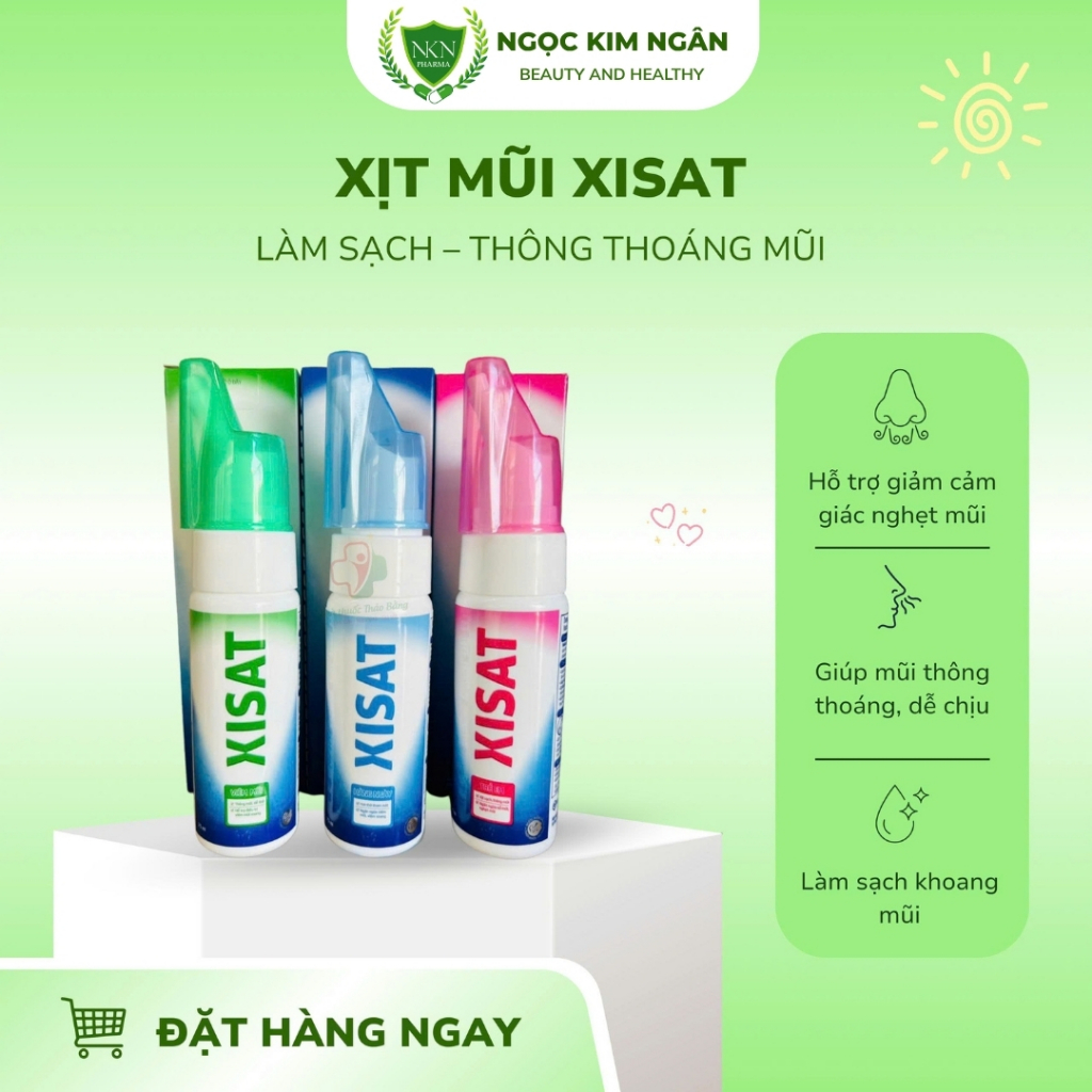 Xisat - Xịt Mũi Giá Tốt, Chính Hãng, Đảm Bảo | Shopee Việt Nam