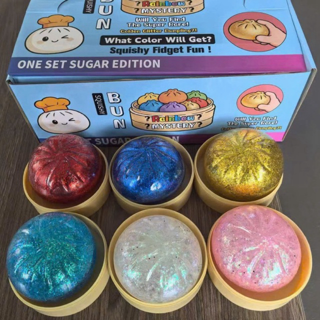 [Sẵn] Squishy Mochi Bánh Bao Có Xửng Nhiều Mẫu Chậm Tăng Bóp Mềm Mịn ...