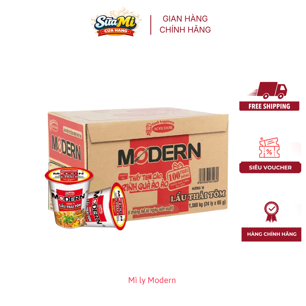 Mì modern - Giá Tốt, Sale Tháng 05, Ship 0 Đồng | Shopee Việt Nam