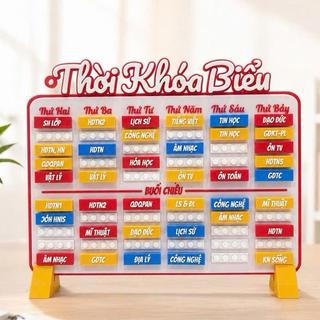 Thời khoá biểu 3D lắp ráp lego tiện lợi để bàn | Shopee Việt Nam