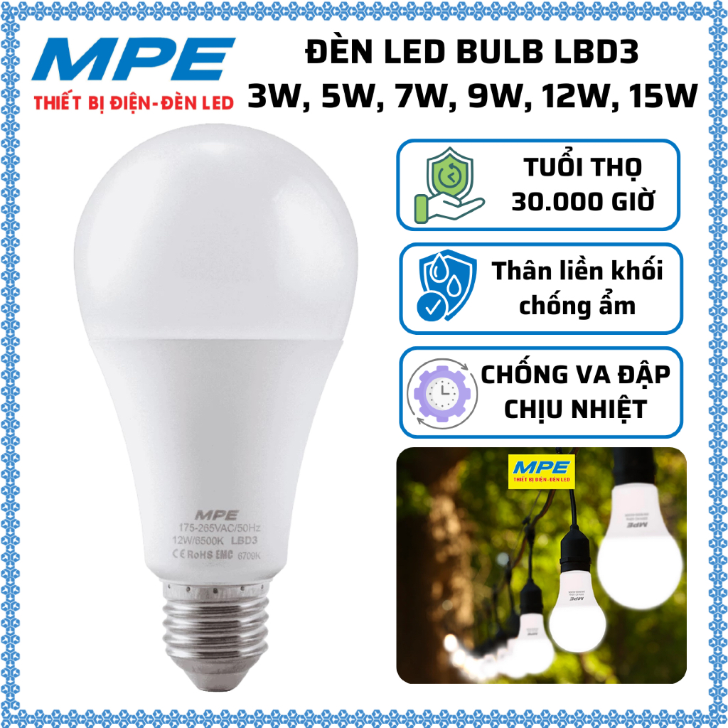 Đèn led bulb - Giá Tốt, Miễn Phí Vận Chuyển, Đủ Loại | Shopee Việt Nam