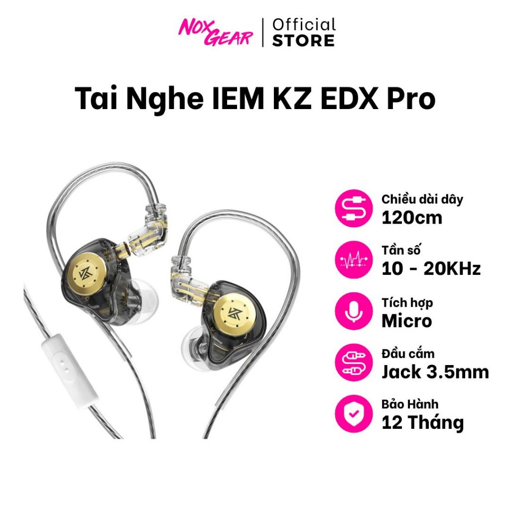[HỎA TỐC] Tai Nghe Nhét Tai KZ EDX Series (Pro, Pro X, Ultra) HIFI ...