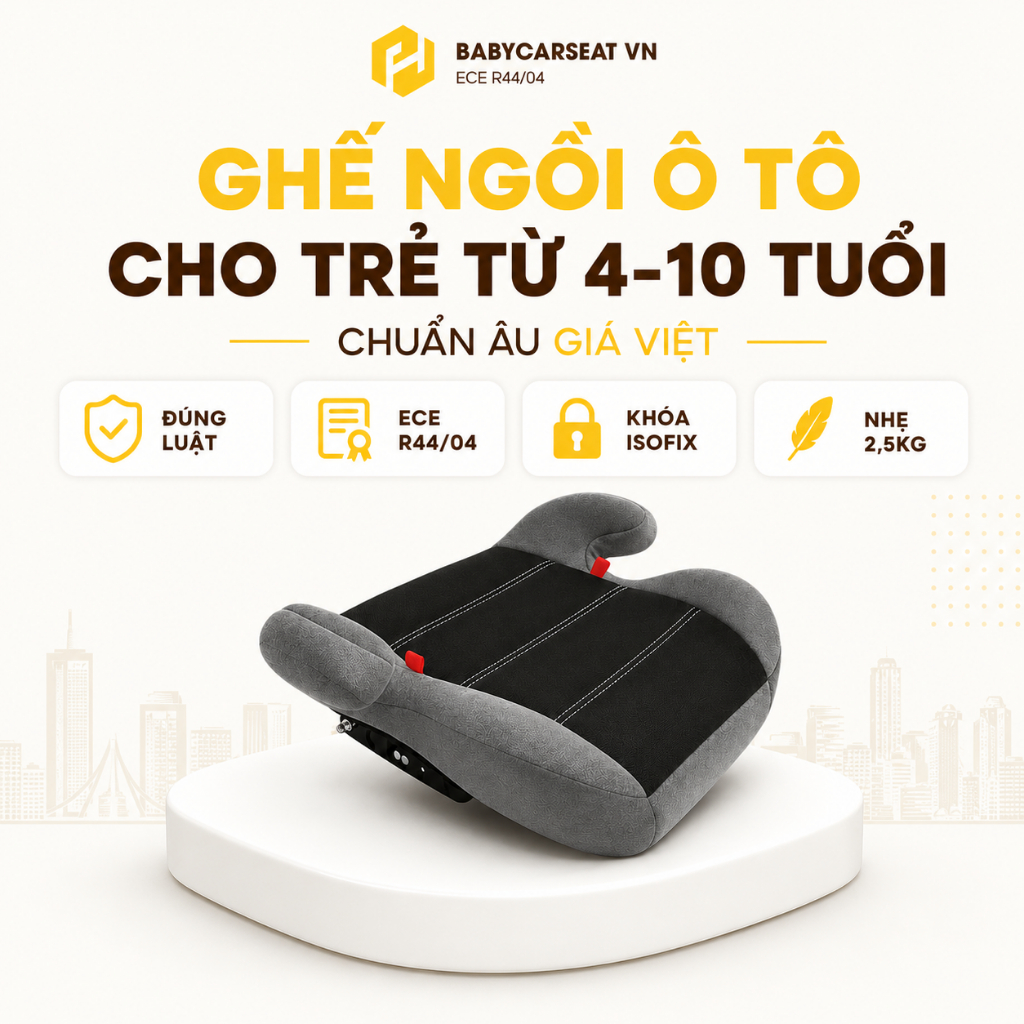 Đệm Nâng Ô Tô Cho Bé 4 Tuổi 15-36kg,Booster, Ghế Ngồi Ghế Ô Tô Xe Hơi ...