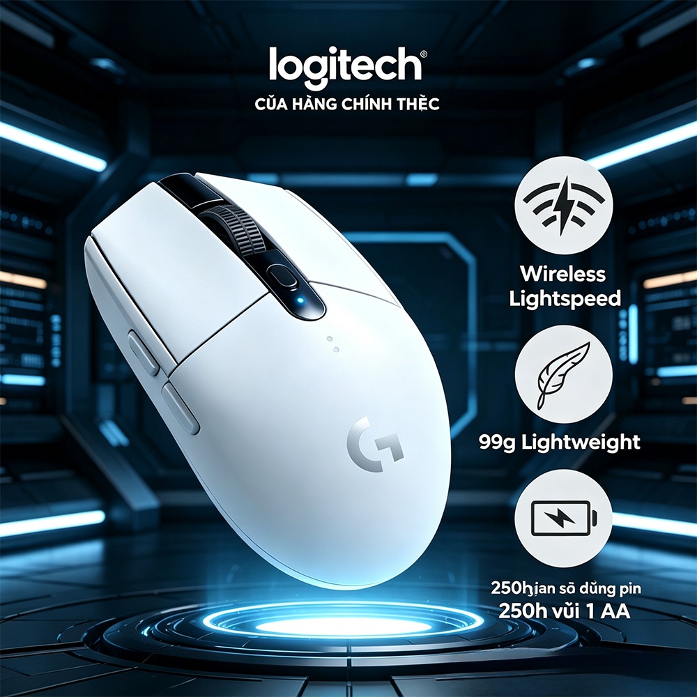 Chuột Máy Tính Không Dây Logitech G304 Lightspeed 25600 DPI 6 Phím tặng ...