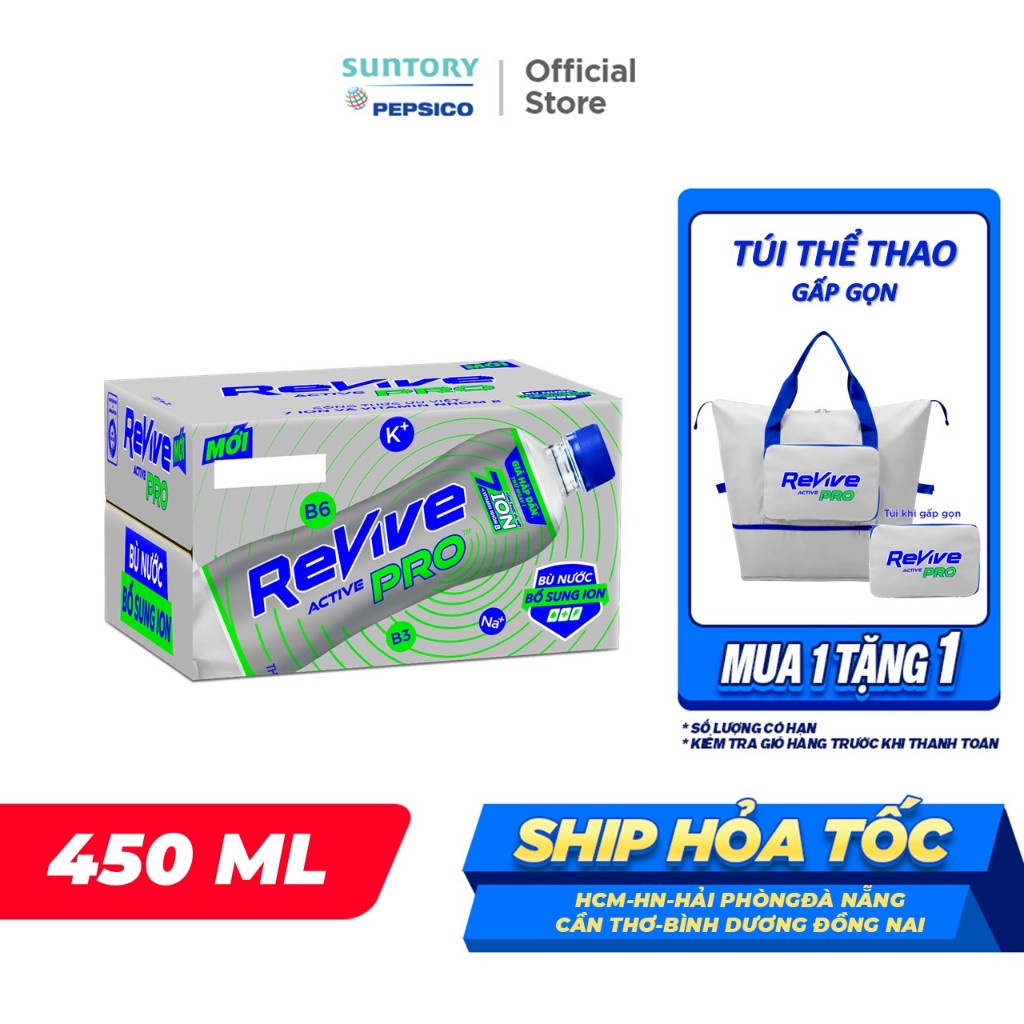 [SALE 6.6] Thùng 24 Chai Nước Điện Giải Revive Thể Thao Active Pro ...