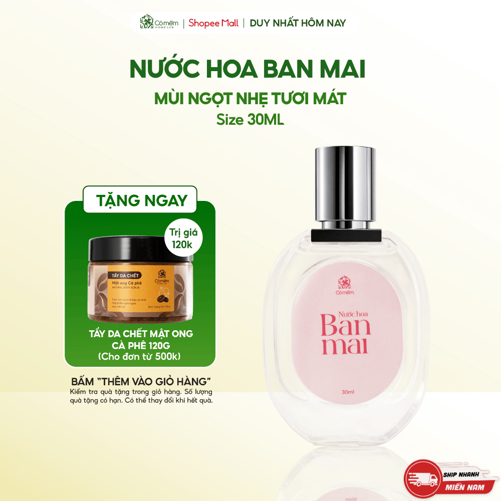 Nước Hoa Ban Mai Cỏ Mềm 30ml | Mùi Ngọt Nhẹ, Tươi Mát, Dễ Dùng Hằng ...