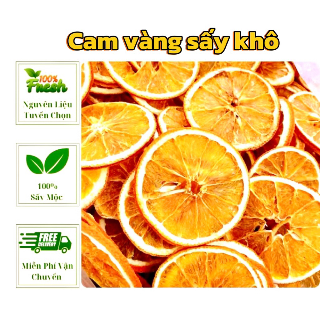 Cam vàng thái lát sấy khô 200gram | Shopee Việt Nam