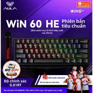 Bàn Phím Cơ Từ Tính AULA WIN60 HE | Rapid Trigger | Hall Effect ...