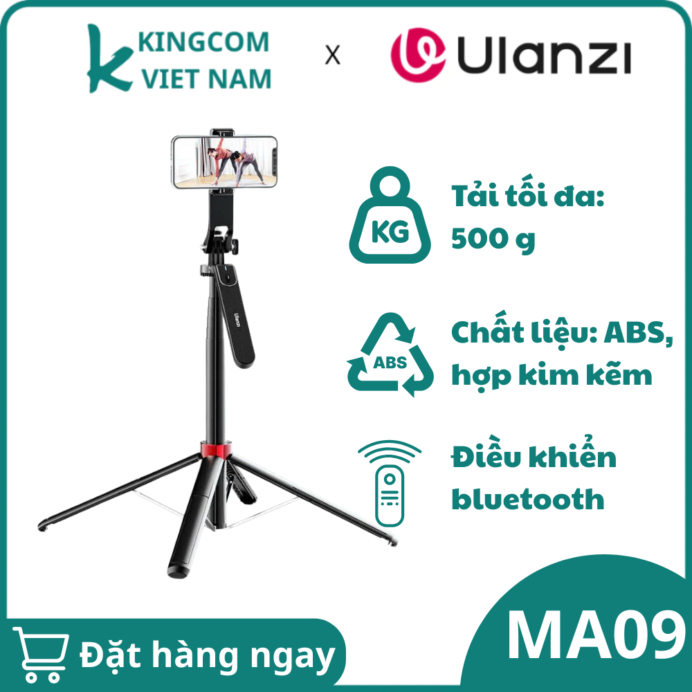 Ulanzi MA09 Gậy Chụp Hình Tự Sướng có điều khiển | Shopee Việt Nam