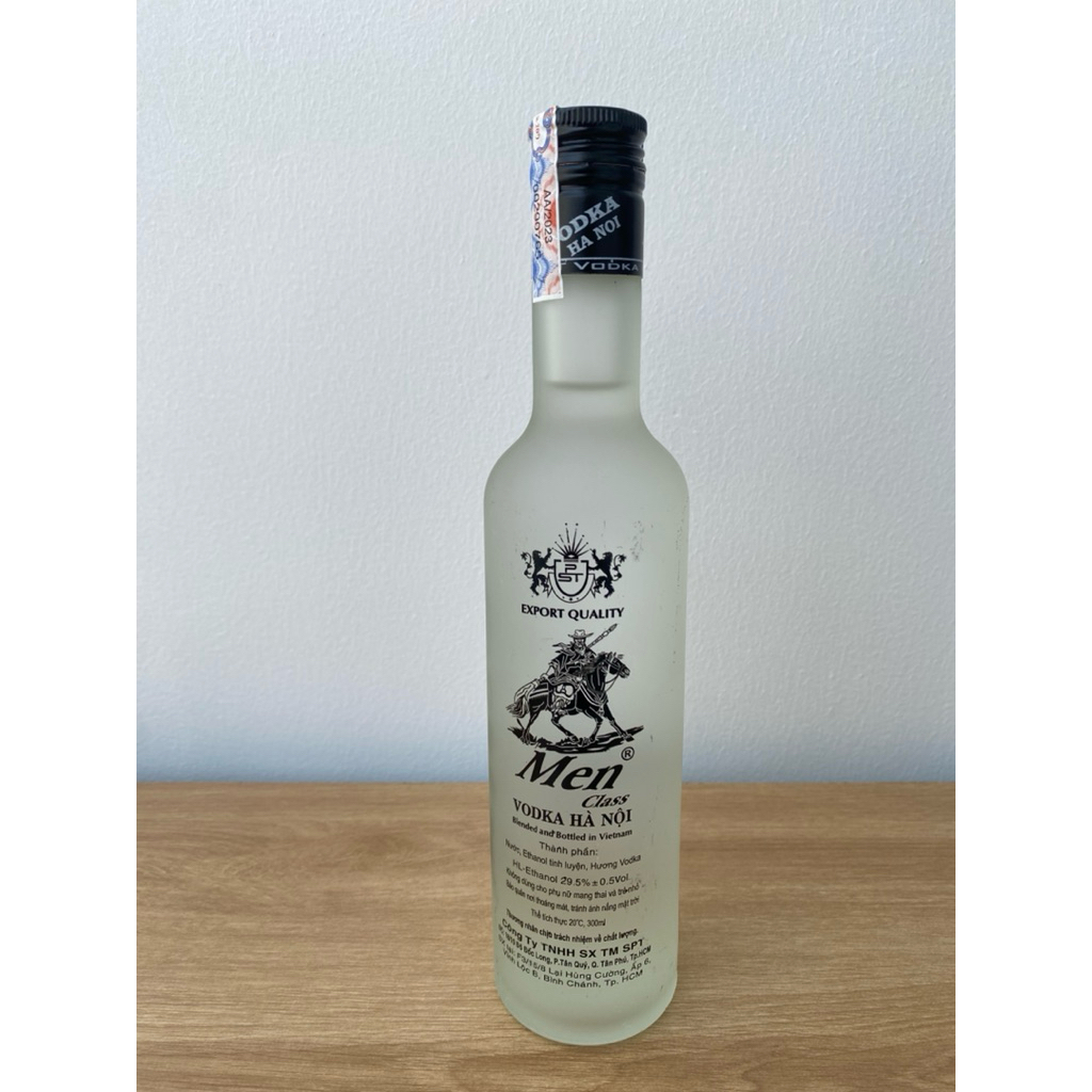 Ruou VODKA Hà Nội MEN CLASS Nhỏ 29.5% 300ml-Chai Mờ ( Sương mù ...