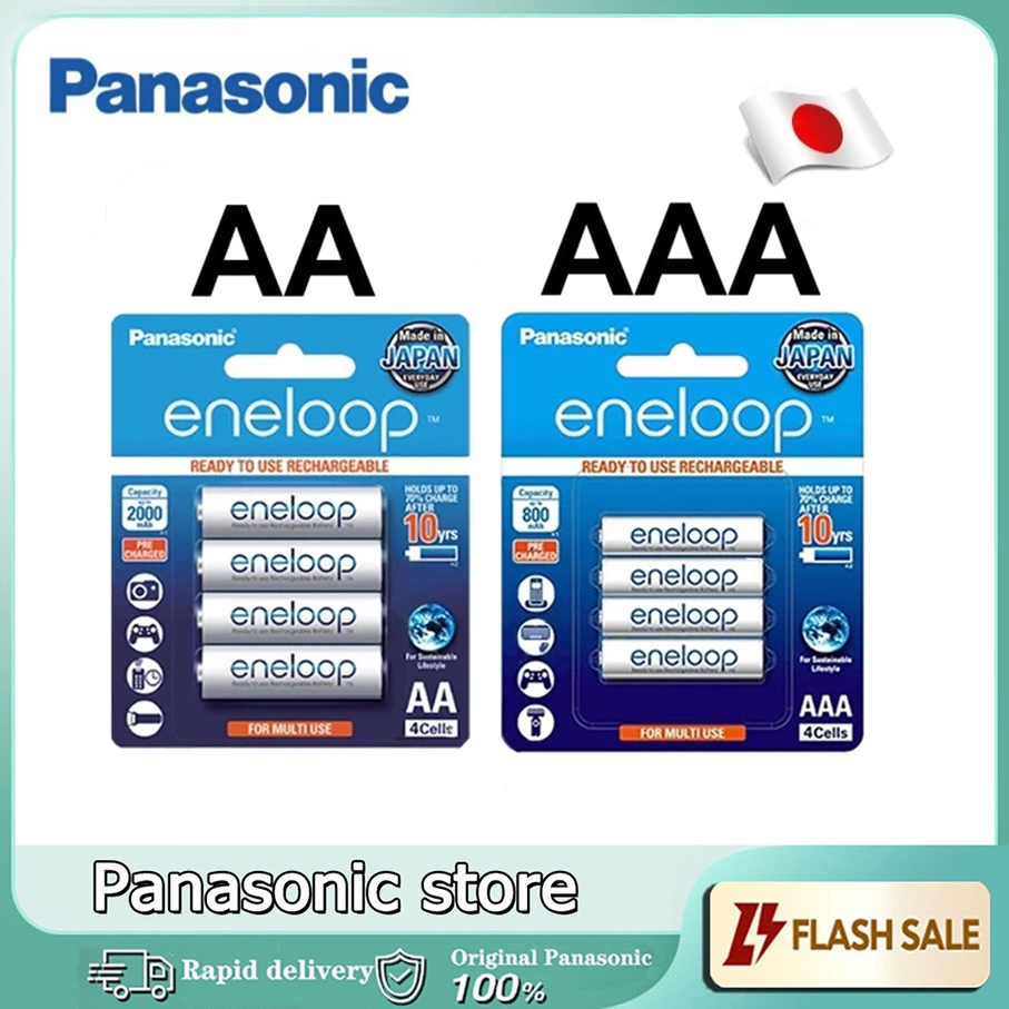 pin sạc 100％ Panasonic Eneloop pin AA chính Hãng Pin Sạc AA2550mAh/AAA ...