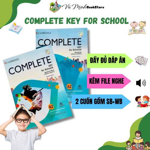 Sách - Complete key for school bộ 2 cuốn gồm SB+WB - luyện KET - có ...
