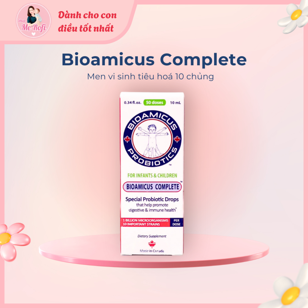Bioamicus Men vi sinh Complete 10ml hỗ trợ tiêu hóa cho bé - Mẹ Rofi ...
