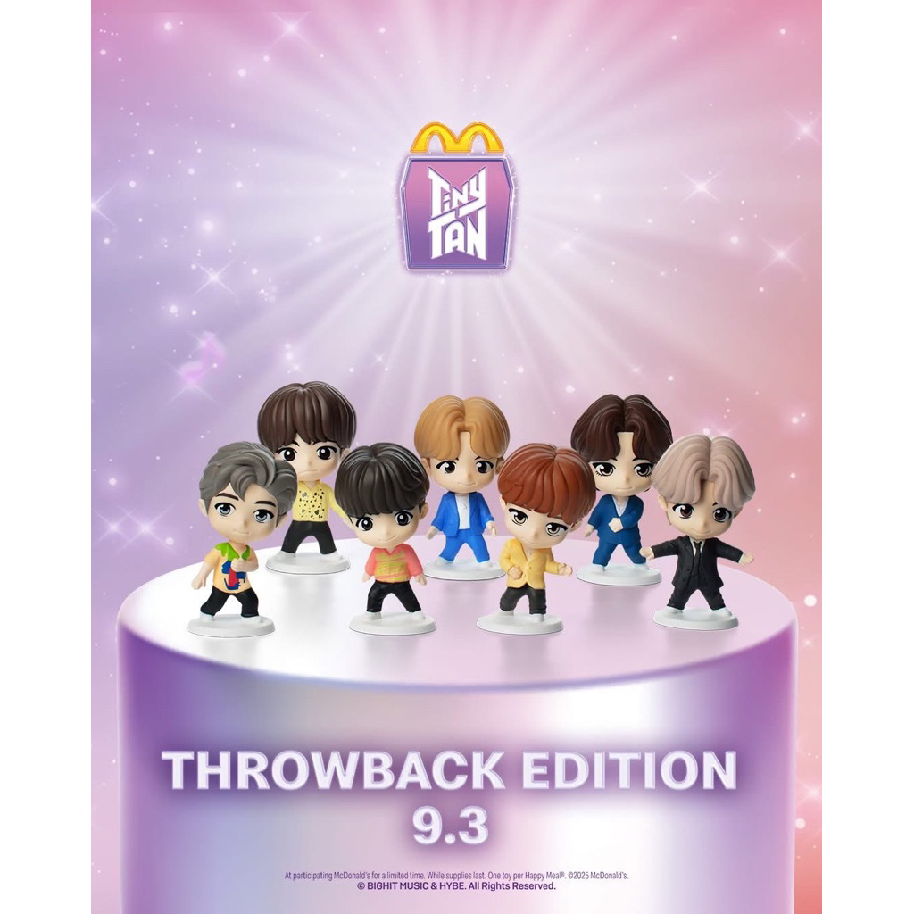 Set mô hình BTS "THROWBACK EDITION"&"ENCORE EDITION" TinyTAN - McDonald ...