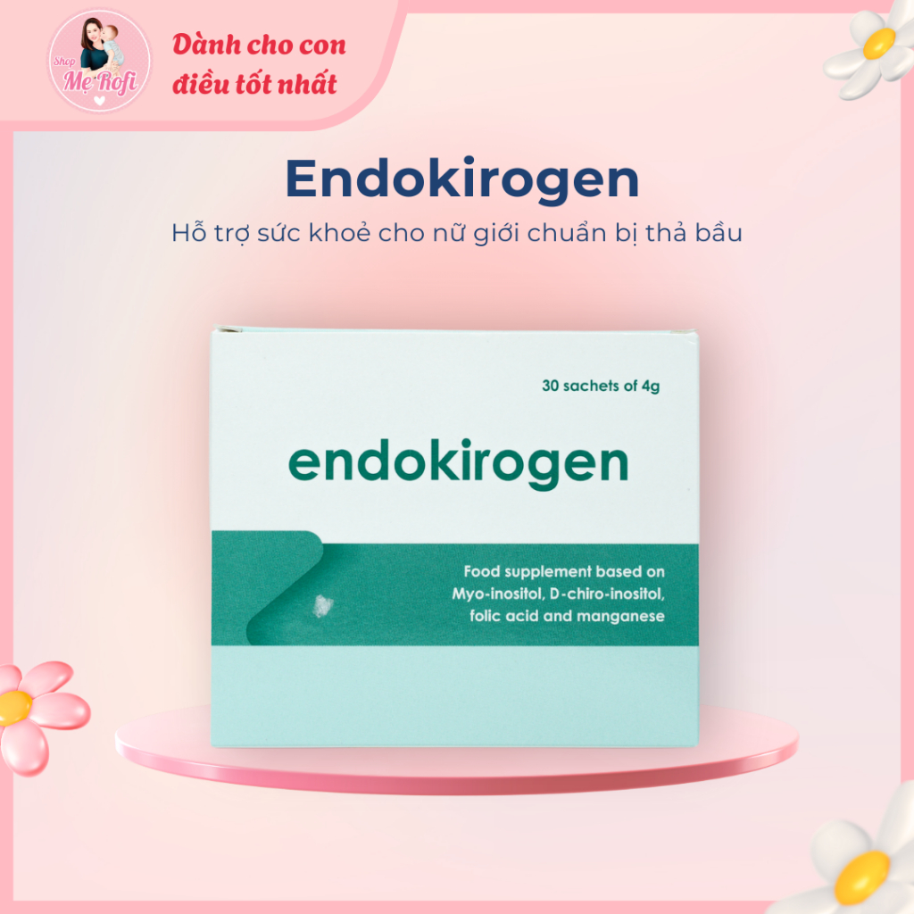 Endokirogen 30gói hỗ trợ sức khoẻ sinh sản , bổ trứng - Mẹ Rofi ...
