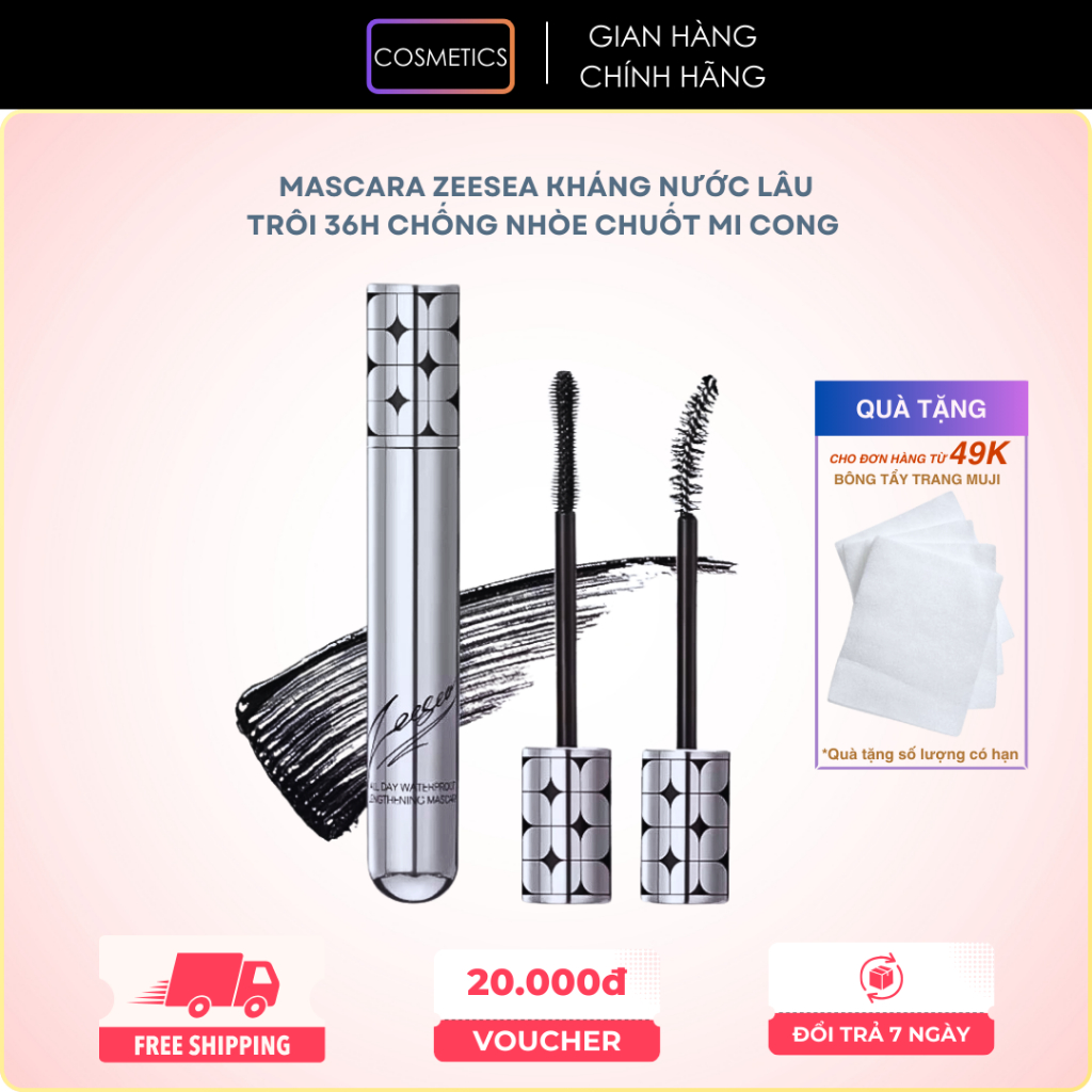 [ZEESEA] Mascara ZEESEA Kháng Nước Lâu Trôi 36h Chống Nhòe Chuốt Mi ...