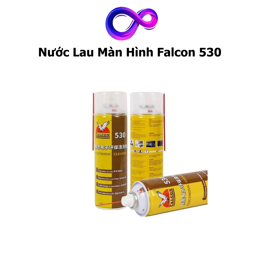 Chai Falcon 530 Electronic Cleaner 550ml Vệ Sinh Màn Hình Linh Kiện ...