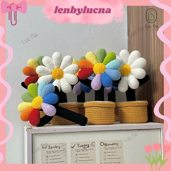 LENSTICK- Lightstick Gdragon cầm tay - Daisy GD handmade móc len ...