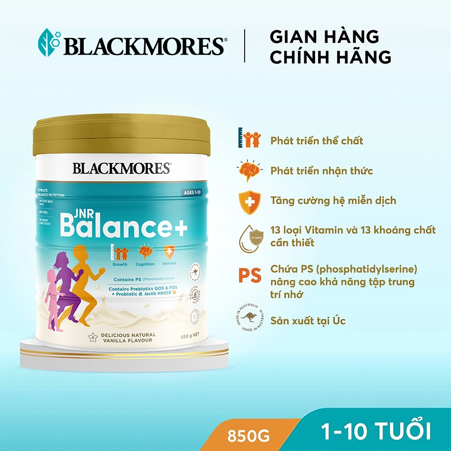 [Date 6/2026] Sữa Blackmores JNR Balance+ Của Úc Lon 850g | Shopee Việt Nam