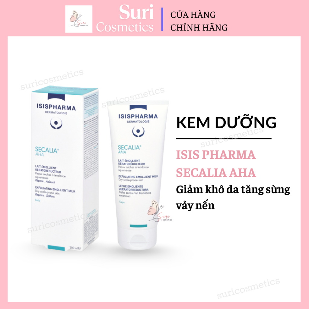 [CHÍNH HÃNG] Kem Dưỡng Ẩm Giảm Khô Da, Dày Sừng ISIS PHARMA SECALIA AHA ...