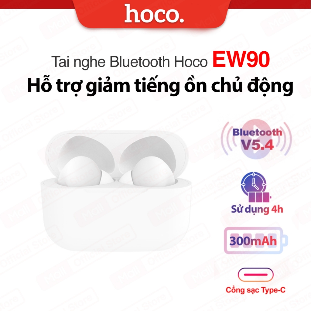Tai nghe Bluetooth V5.4 Hoco EW90 - Kết nối siêu nhanh, ổn định, không ...
