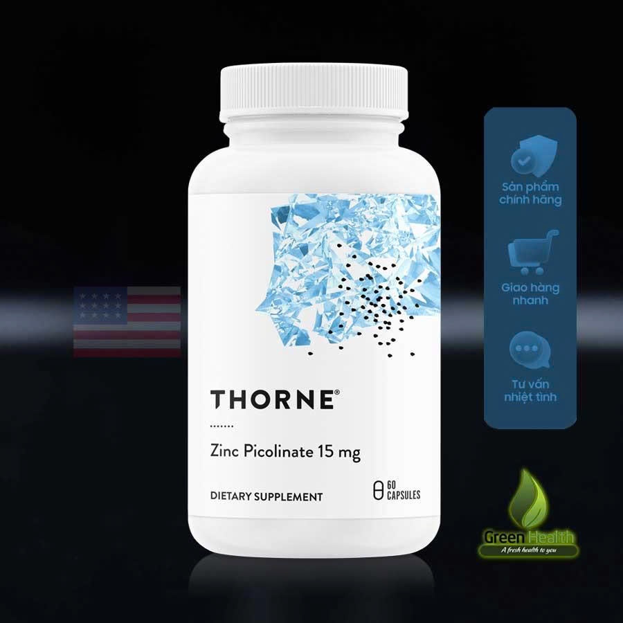 Viên Kẽm Thorne Zinc Picolinate 15mg, 60 Capsules | Shopee Việt Nam
