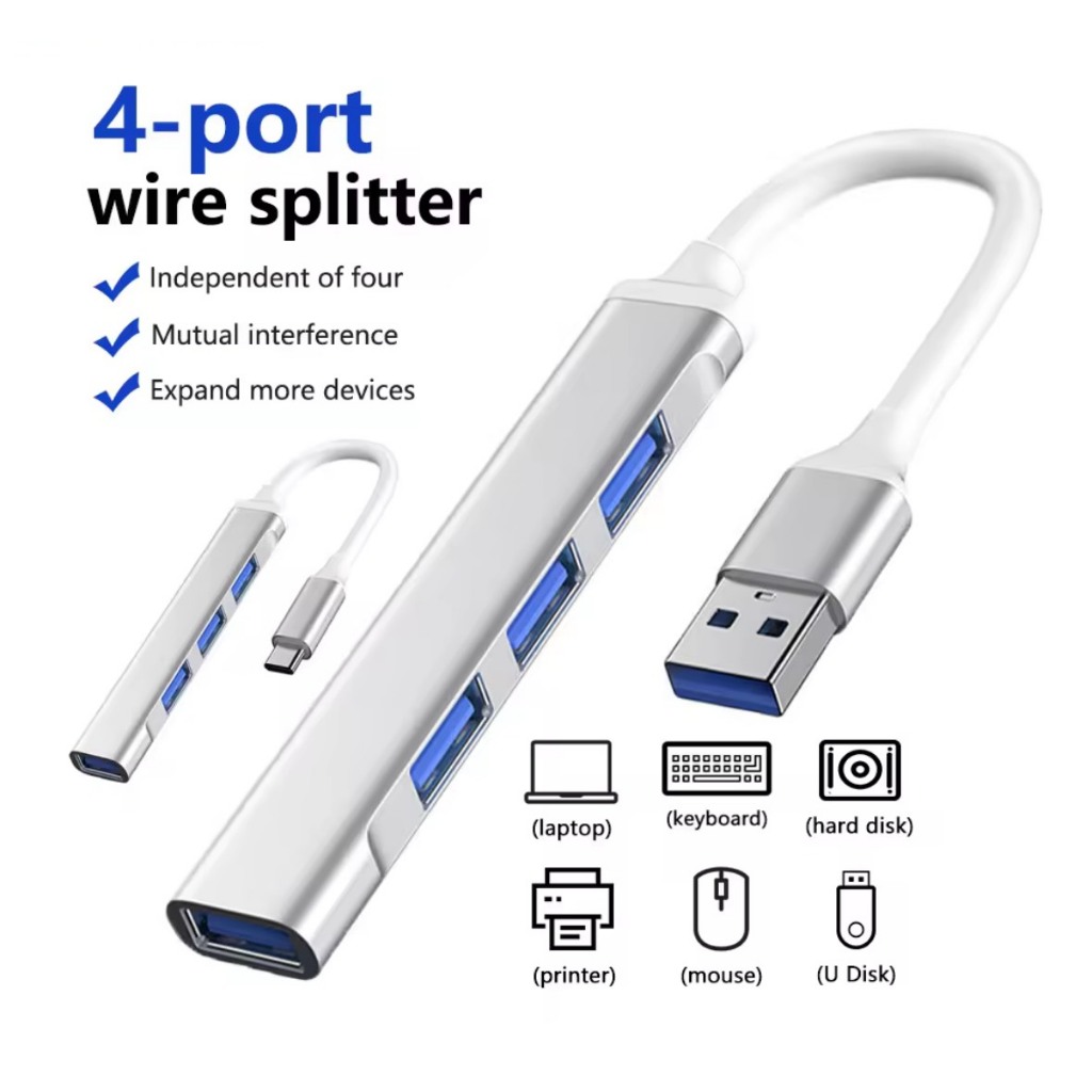 HUB A809 chuyển đổi 4 cổng USB 3.0 tốc độ cao Cho Laptop Máy Tính ...