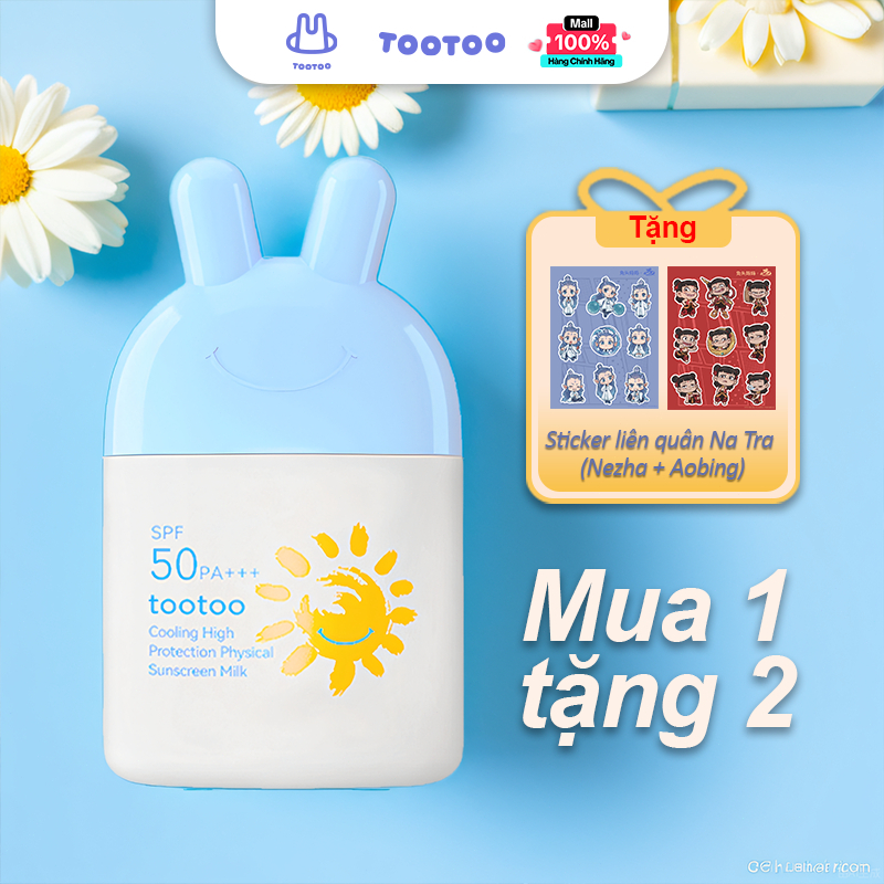 Kem Chống Nắng Vật Lý Cho Bé tootoo SPF50/PA+++ Bảo Vệ Tối Đa Tia UVA ...