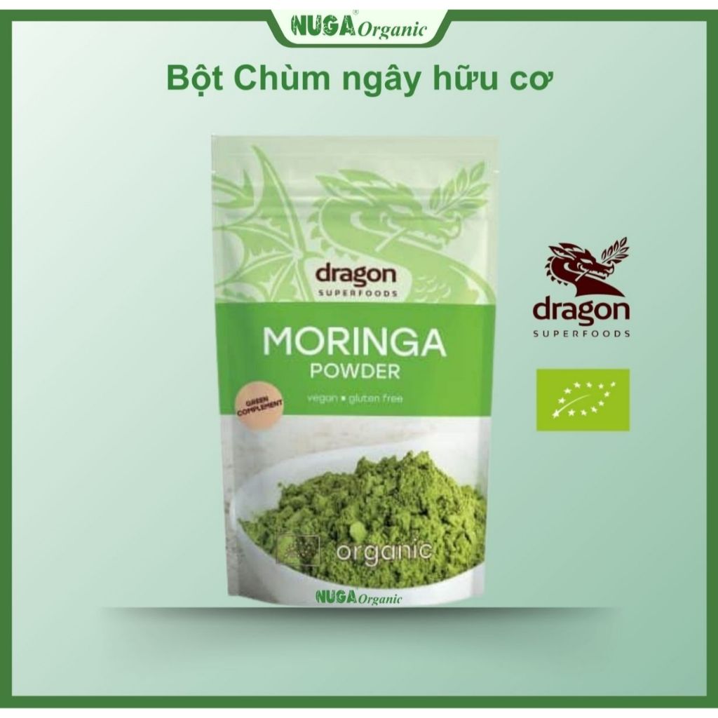 Bột chùm ngây hữu cơ (Organic Moringa Powder) - Dragon Superfoods ...