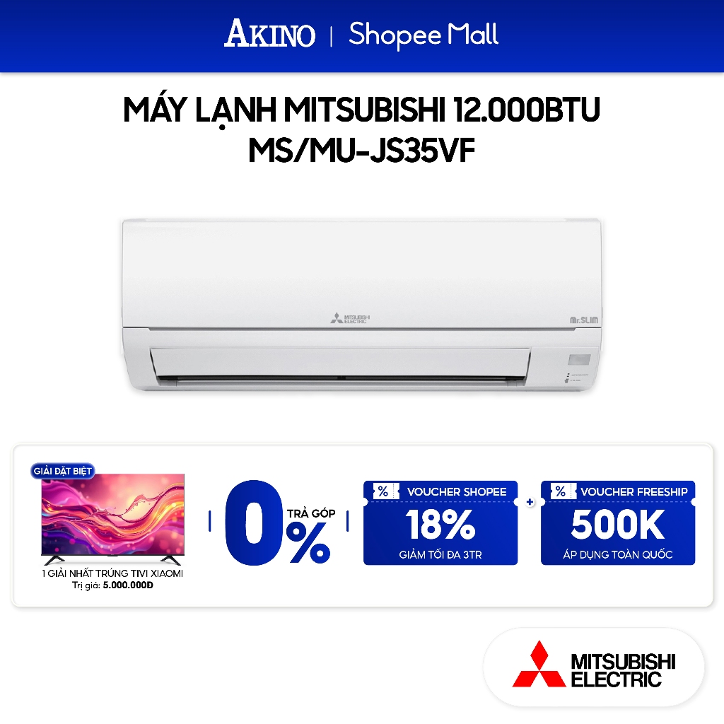 MS/MU-JS35VF I Máy Lạnh Mitsubishi Electric 12.000BTU/1.5HP/1.5Ngựa ...