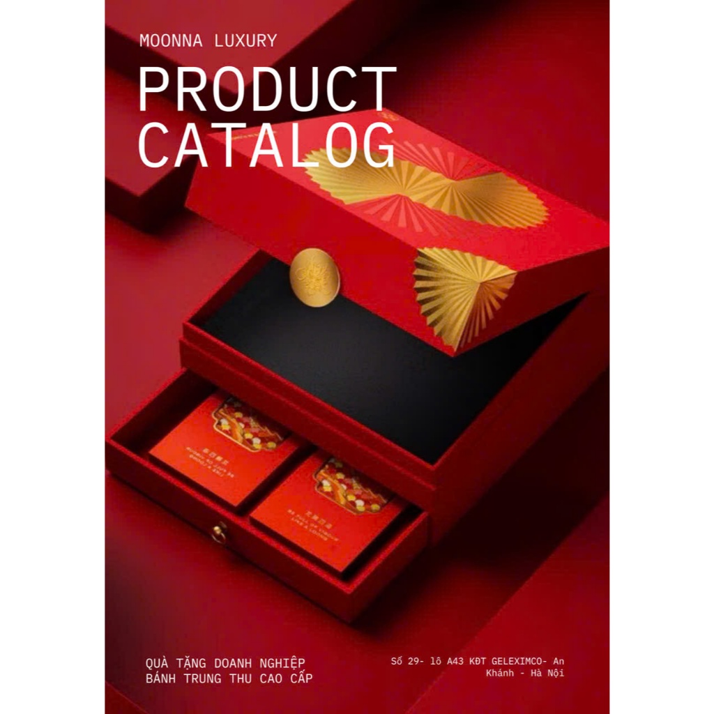 Set Hộp Quà Tặng Trung Thu Cao Cấp “Ngư Phồn” MOONNA Luxury – Hộp Quà Tặng 6 Bánh Trung Thu Ít ...