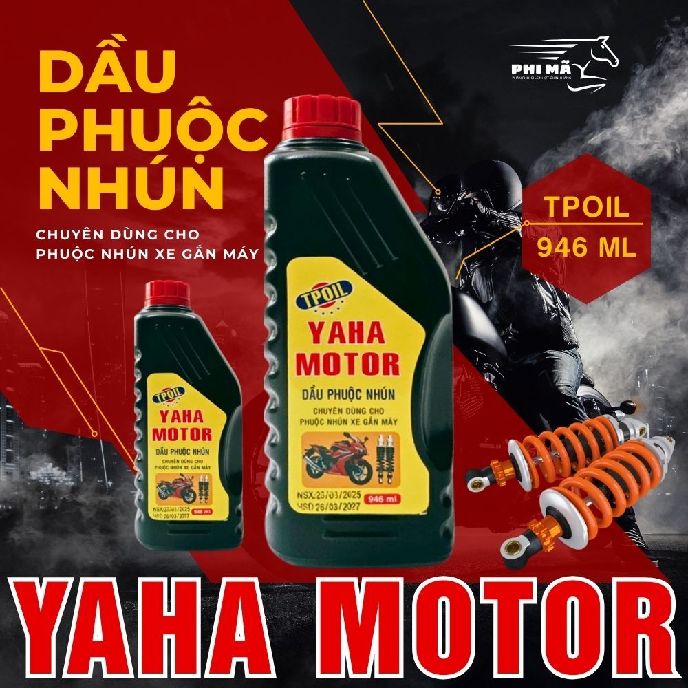 Dầu Phuộc Nhún Xe Máy YAHA MOTOR TPOIL 946ml Giảm Rung Lắc, Vận Hành Êm ...