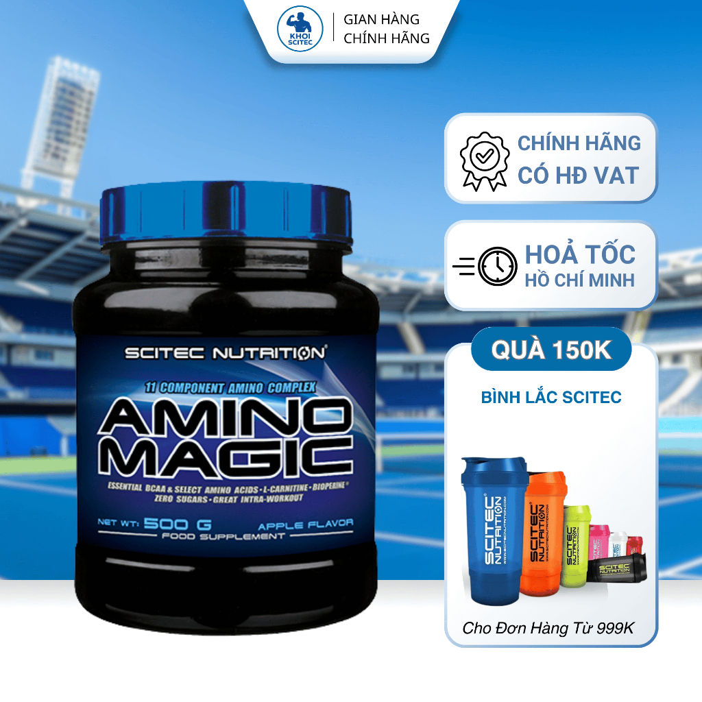 [CHÍNH HÃNG] AMINO MAGIC 500g Amino Phục Hồi, Giảm Căng, Phát Triển Cơ Bắp Và Chống Dị Hóa Cơ ...