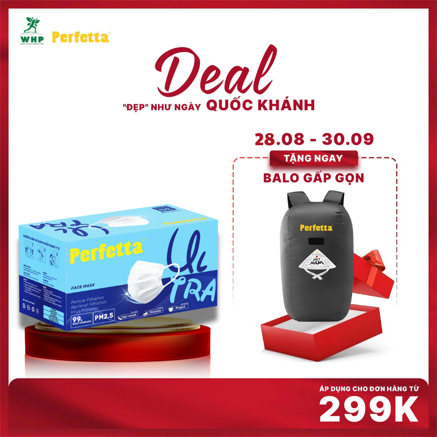 Hộp 35 Cái Khẩu Trang Y Tế Perfetta Ultra 4 Lớp Mềm Mại Giảm Bụi PM2.5 | Shopee Việt Nam