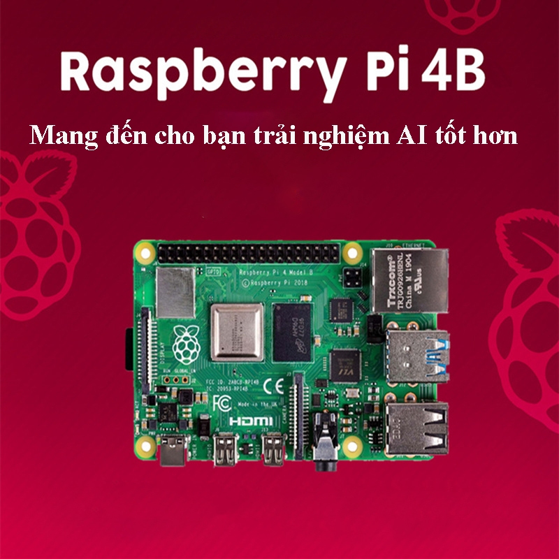 Raspberry Pi 4 Model B 2019 Bo Mạch Chủ AI | Shopee Việt Nam